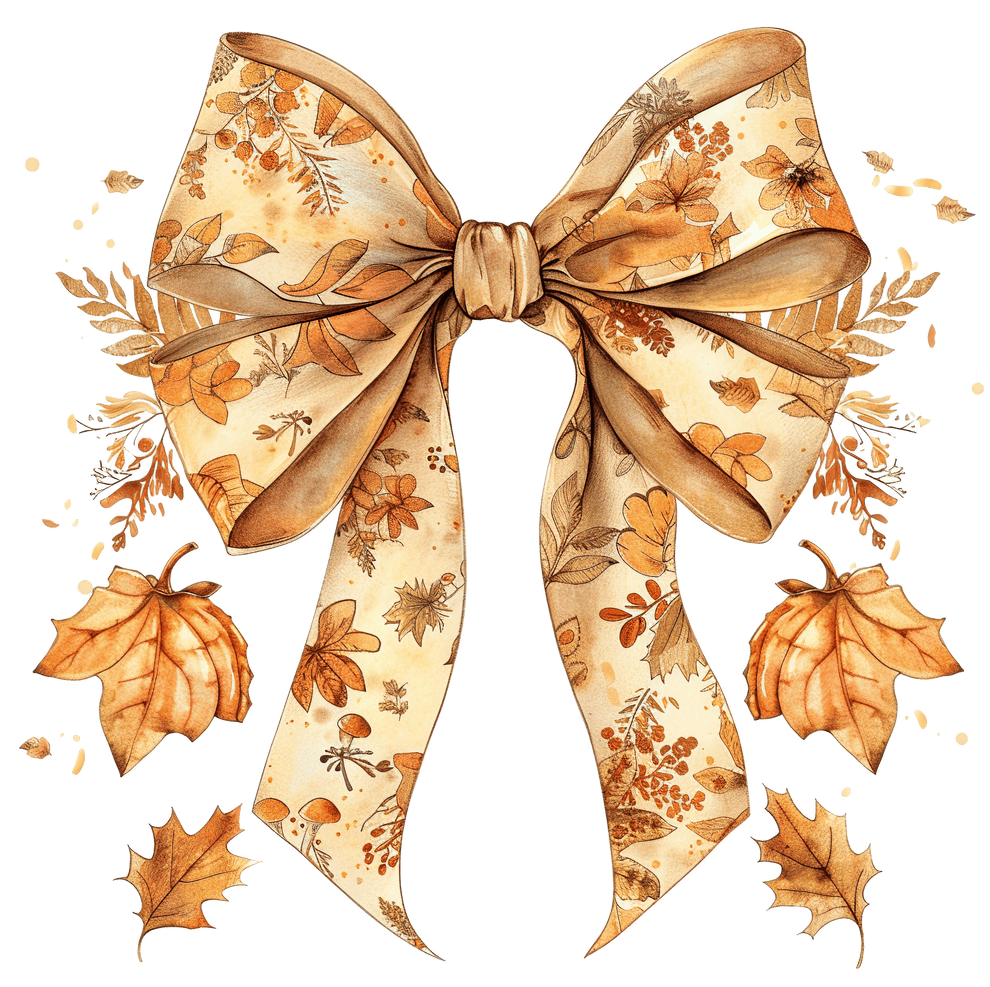 Falling Leaves Bow – DB Custom Creations